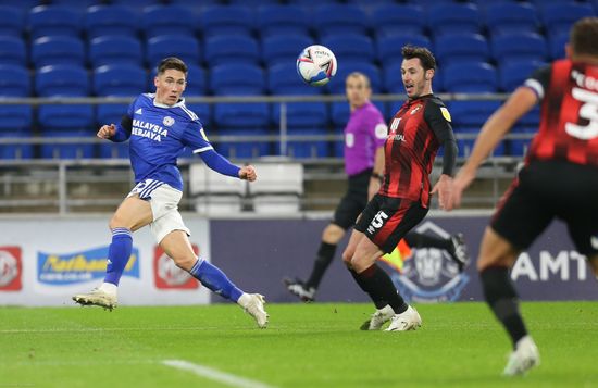 Harry Wilson Cardiff City Crosses Ball Editorial Stock Photo - Stock ...