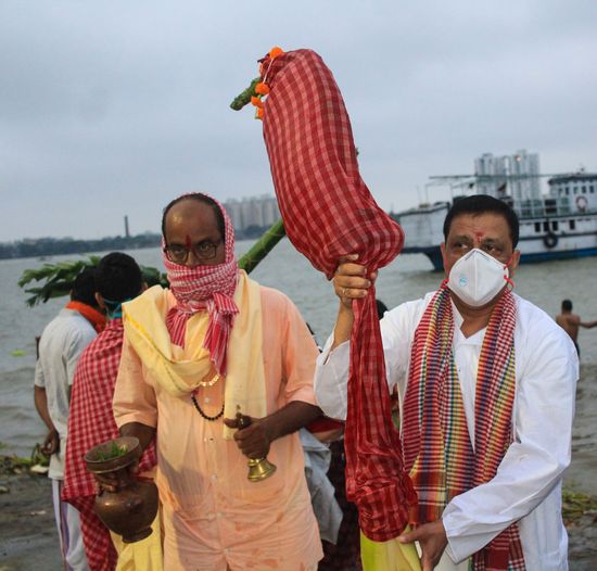One First Rituals Durga Puja Kola Editorial Stock Photo - Stock Image ...