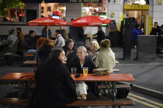 Revellers Manchester Took Streets Final Night Editorial Stock Photo ...