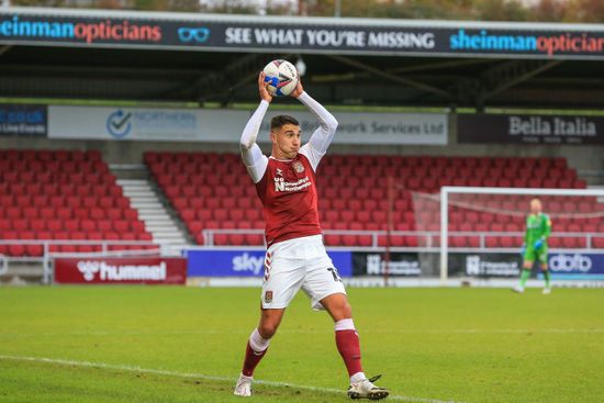 Northampton Town Defender Luka Racic Takes Editorial Stock Photo ...