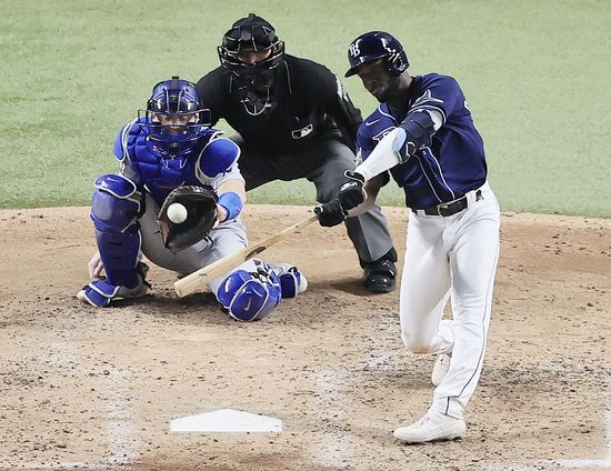 Tampa Bay Rays Batter Randy Arozarena Editorial Stock Photo - Stock ...