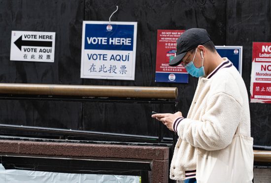 Us Presidential Election Inperson Early Voting Editorial Stock Photo ...