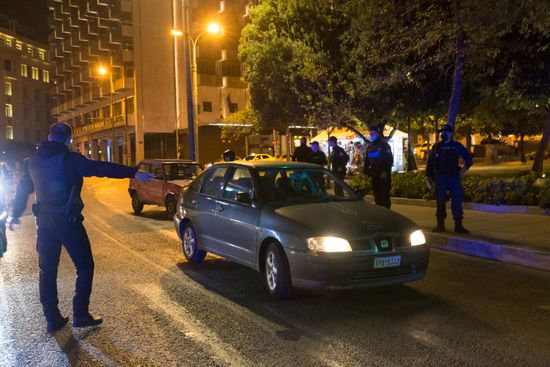Police Check Cars Athens Greece On Editorial Stock Photo - Stock Image ...
