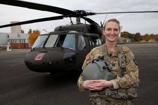Us Army Captain Irene Mallet Poses Editorial Stock Photo - Stock Image ...