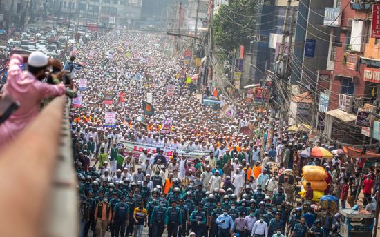 Members Islami Andolan Bangladesh Party Take Editorial Stock Photo ...