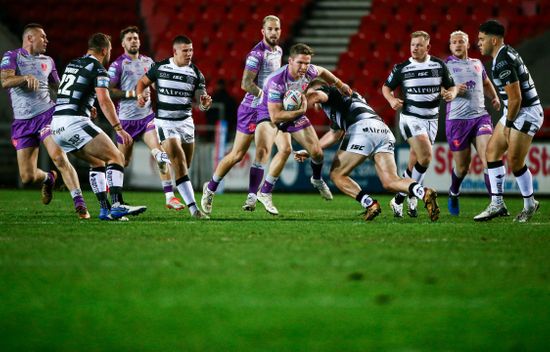 Hull Krs Matt Parcell Tackled By Editorial Stock Photo - Stock Image ...