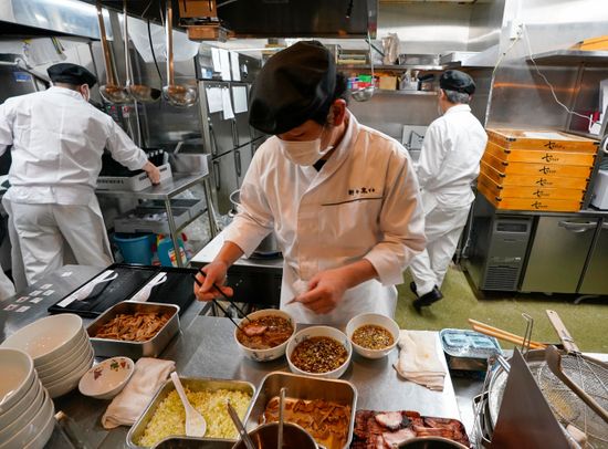 Staff Newly Revived Rairaiken Ramen Restaurant Editorial Stock Photo ...