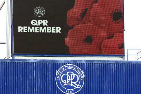 Large Screen Qpr Remember During Queens Editorial Stock Photo - Stock ...