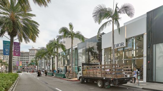 Beverly Hills Stores Boarded Preparation Election Editorial Stock Photo ...