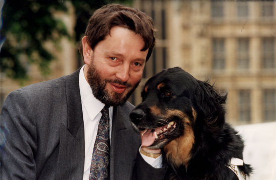 David Blunkett Blind Mp His Guide Editorial Stock Photo - Stock Image ...