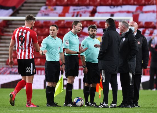 Referee Peter Wright Shows Confronted By Editorial Stock Photo - Stock ...