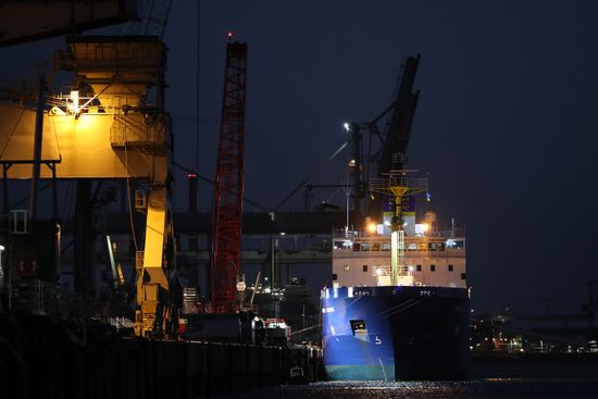 Nuclear Fuel Carrier Ship Pacific Grebe Editorial Stock Photo - Stock ...