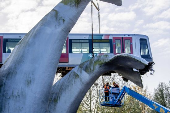 Preparations During Salvage Metro Train That Editorial Stock Photo ...