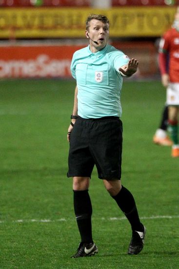 Referee Samuel Barrott During Efl Sky Editorial Stock Photo - Stock ...