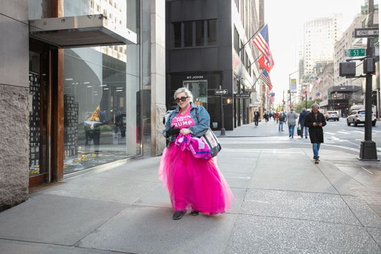 Trump Supporter Dressed Walking On 5th Editorial Stock Photo - Stock ...