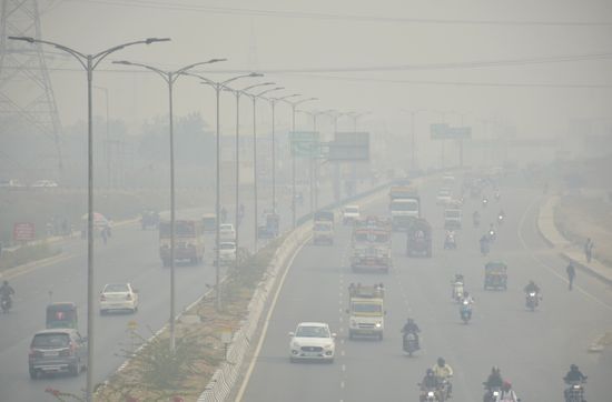 Ghaziabad On Nh9 Road Dasna Vehicles Editorial Stock Photo Stock