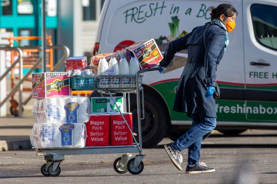People Stocking On Food Toilet Roll Editorial Stock Photo - Stock Image ...