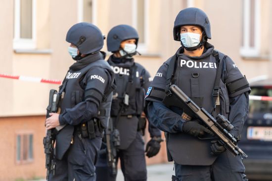 Armed Austrian Police Officers During Raid Editorial Stock Photo ...