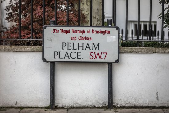 No8 Pelham Place Former Home Legendary Editorial Stock Photo - Stock ...