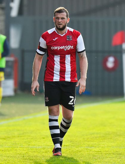 Pierce Sweeney 26 Exeter City During Editorial Stock Photo - Stock ...