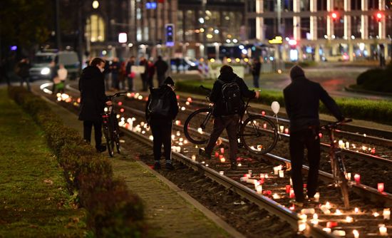 People Kick Away Candles That Were Editorial Stock Photo - Stock Image ...