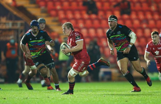 Jac Morgan Scarlets Charges Towards Line Editorial Stock Photo - Stock ...