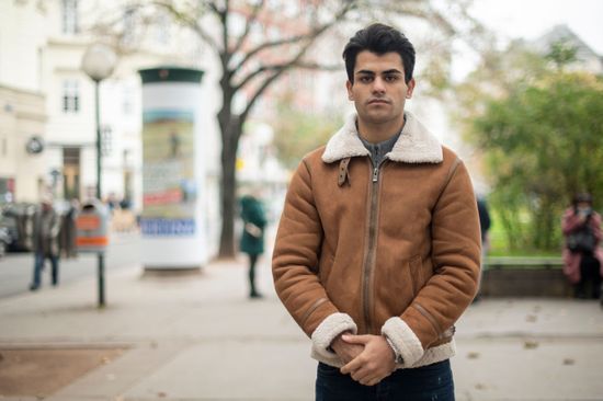 Fast Food Employee Osama Hosna Poses Editorial Stock Photo - Stock ...