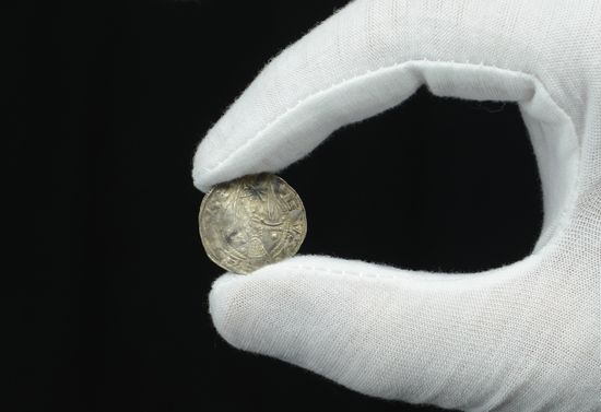 Silver Penny Baron Eustace Fitzjohn an Editorial Stock Photo - Stock ...