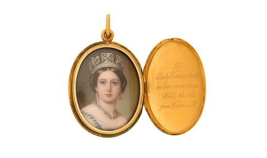 Inside Locket Given Lady Victoria Scott Editorial Stock Photo - Stock ...
