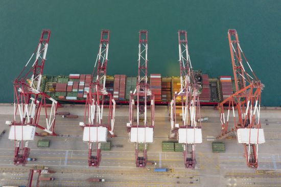 Cargo Handling Operation Running Days Nights Editorial Stock Photo ...