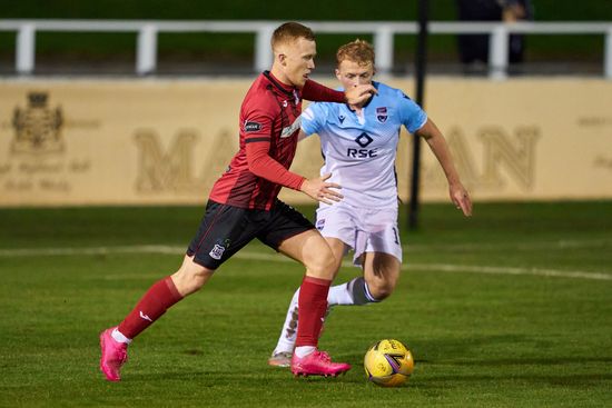 Connor Okeefe Elgin City Makes Attack Editorial Stock Photo - Stock Image | Shutterstock