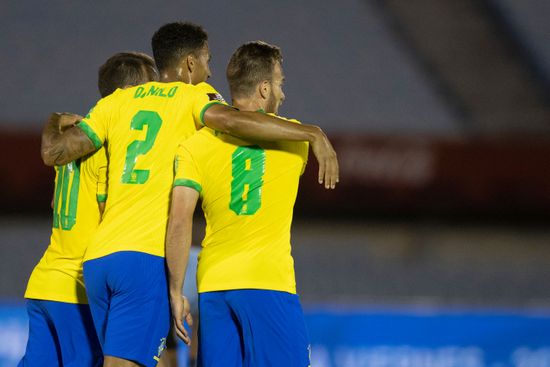 Arthur Brazil Celebrates His Goal Danilo Editorial Stock Photo - Stock ...