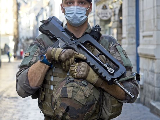 Soldiers Sentinel Force Patrol Streets City Editorial Stock Photo ...