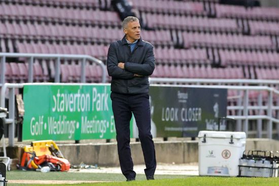 Keith Curle Manager Northampton Town During Editorial Stock Photo ...