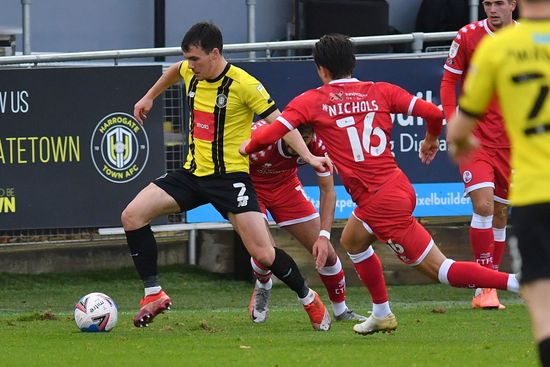 Harrogate Town Player Ryan Fallowfield Tom Editorial Stock Photo ...