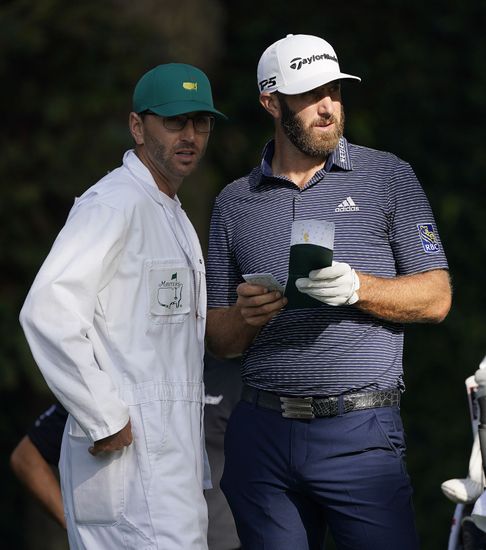 Dustin Johnson Us R His Caddie Editorial Stock Photo - Stock Image ...