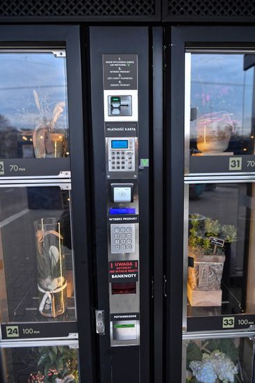 Flower Vending Machine Warsaw Poland 15 Editorial Stock Photo - Stock ...
