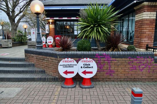 Tfi Fridays Caversham Puts Signs Click Editorial Stock Photo - Stock ...