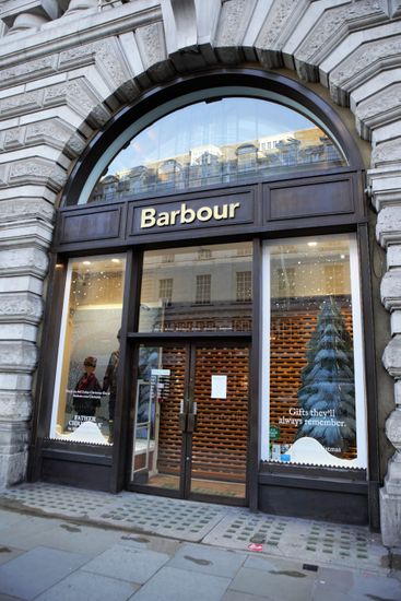 Barbour Flagship Shop On Regent Street Editorial Stock Photo - Stock ...