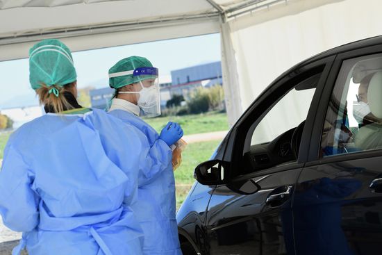 Healthcare Workers Carry Out Test By Editorial Stock Photo - Stock ...