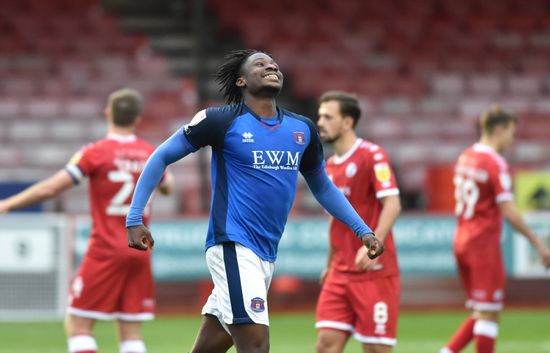 Joshua Kayode Carlisle Celebrates After Scoring Editorial Stock Photo ...