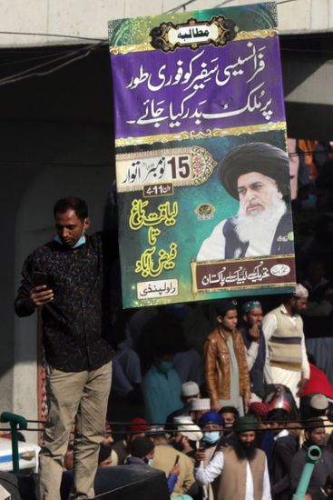 Supporter Tehreek Labbaik Ya Rasool Allah Editorial Stock Photo - Stock ...