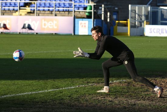 Forest Green Rovers Goalkeeper Luke Mcgee Editorial Stock Photo - Stock ...