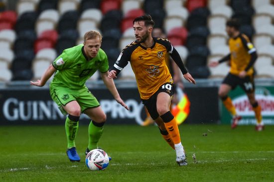 Newport Countys Captain Josh Sheehan 10 Editorial Stock Photo - Stock ...