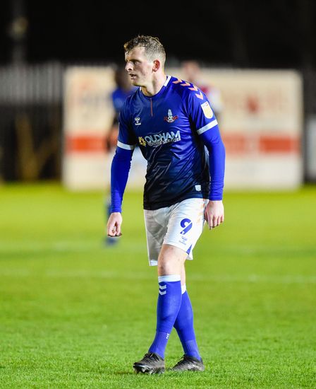 Danny Rowe 9 Oldham Athletic During Editorial Stock Photo - Stock Image ...