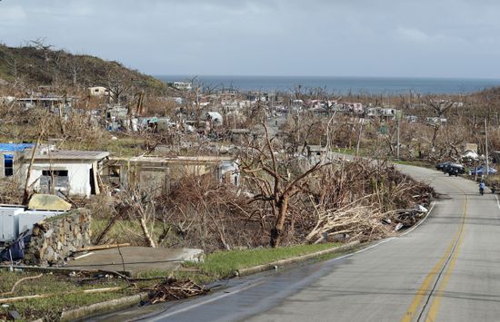 View Destruction Caused By Passage Hurricane Editorial Stock Photo ...