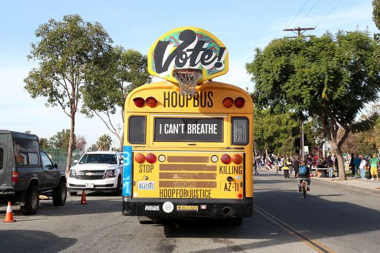 Hoop Bus Feed Your City Challenge Editorial Stock Photo - Stock Image ...