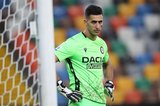 Udineses Goalkeeper Juan Musso During Italian Editorial Stock Photo ...