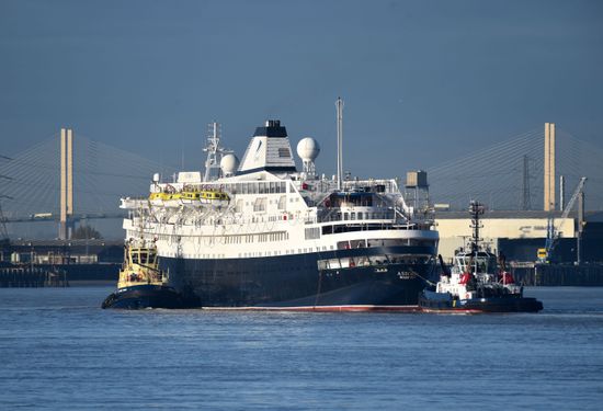 Former Cmv Cruise Ship Mv Astoria Editorial Stock Photo - Stock Image ...