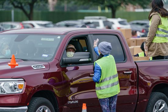 Volunteers Central Texas Food Bank Load Editorial Stock Photo - Stock ...